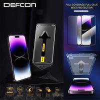 Promo DEFCON Tempered Glass Privacy Anti Spy For iPhone 17 16E 16 15 14 ...