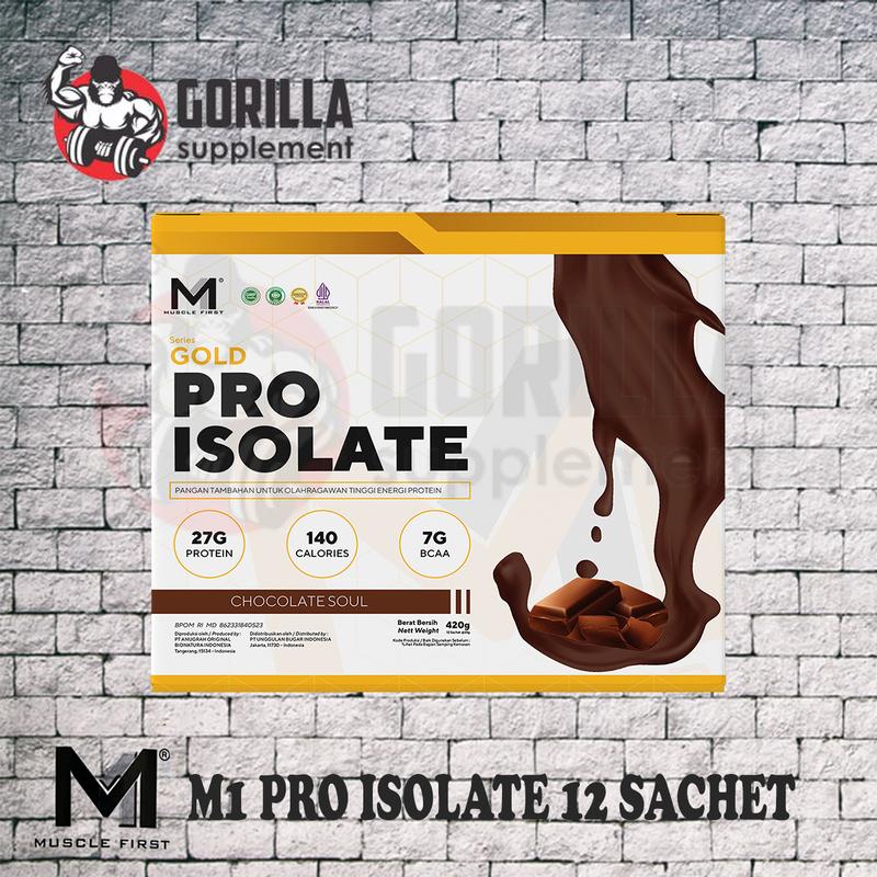 MuscleFirst Pro Isolate Box Series Isi 12 Sachet Whey Protein Isolate ...
