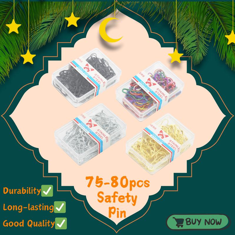 【READY STOCK】Magic Pin Safety Pin 75-80pcs Pin Kerongsang Jarum Peniti ...