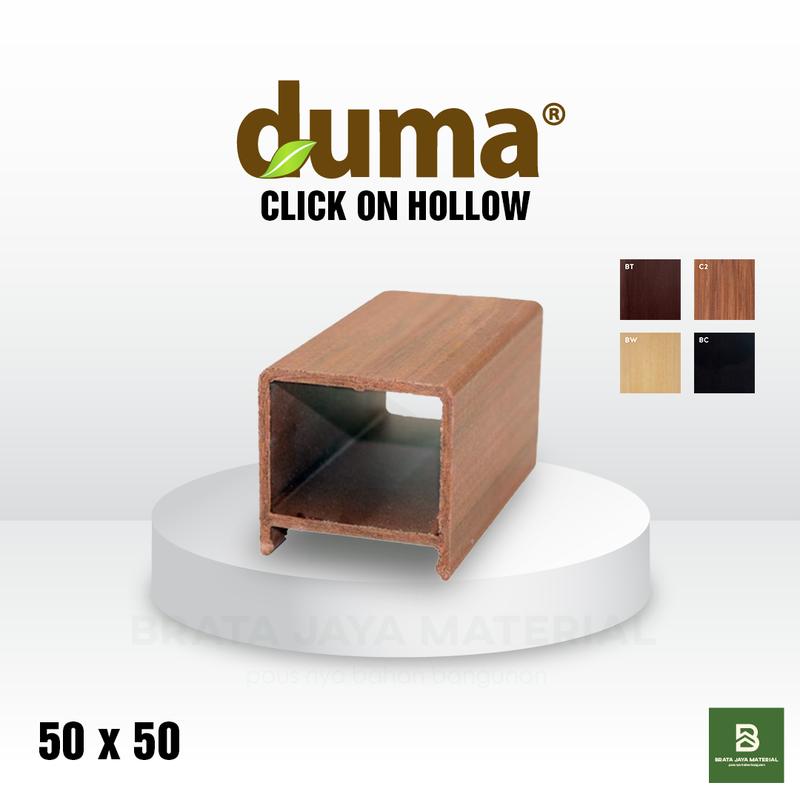 WPC Duma Panel Tipe Click on Hollow Click-on-Hollow COH 50x50 Dinding ...