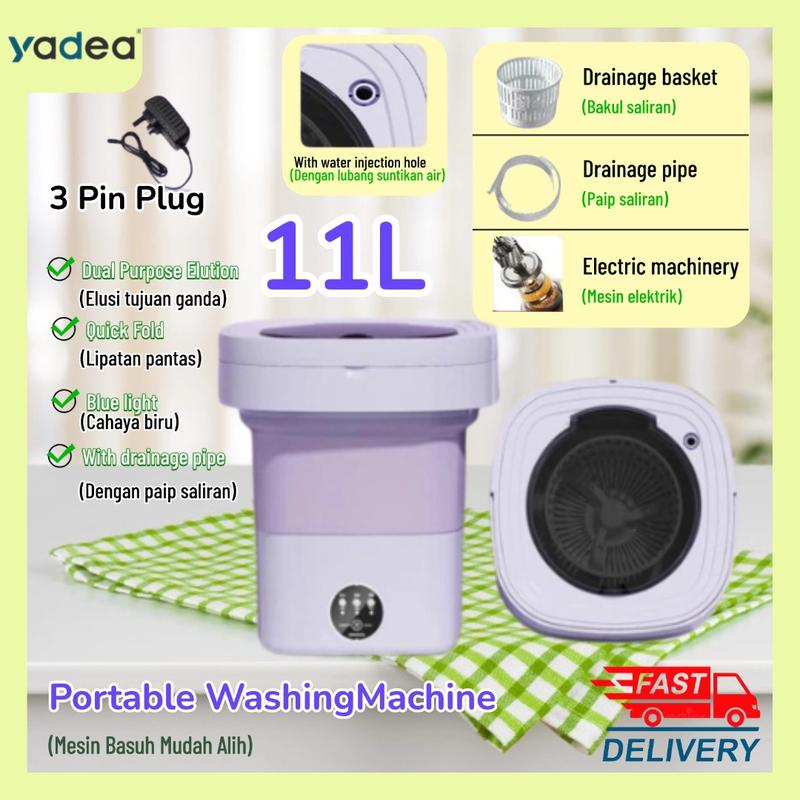 Yadea Portable Mini Washing Machine dengan Auto Clean & Steril - TikTok ...
