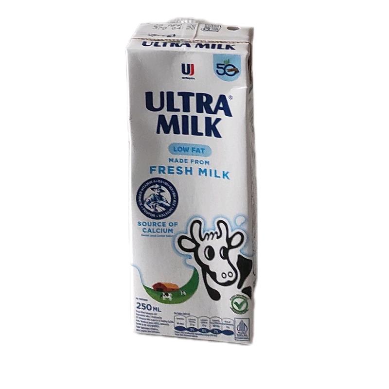 Susu UHT Ultra Milk Low Fat Putih 250ml Sapi - Shop | Tokopedia