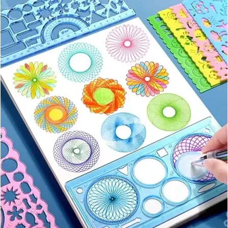 1PC Rotatable Drawing Template Quickly Draw Stereo Geometry Circle ...