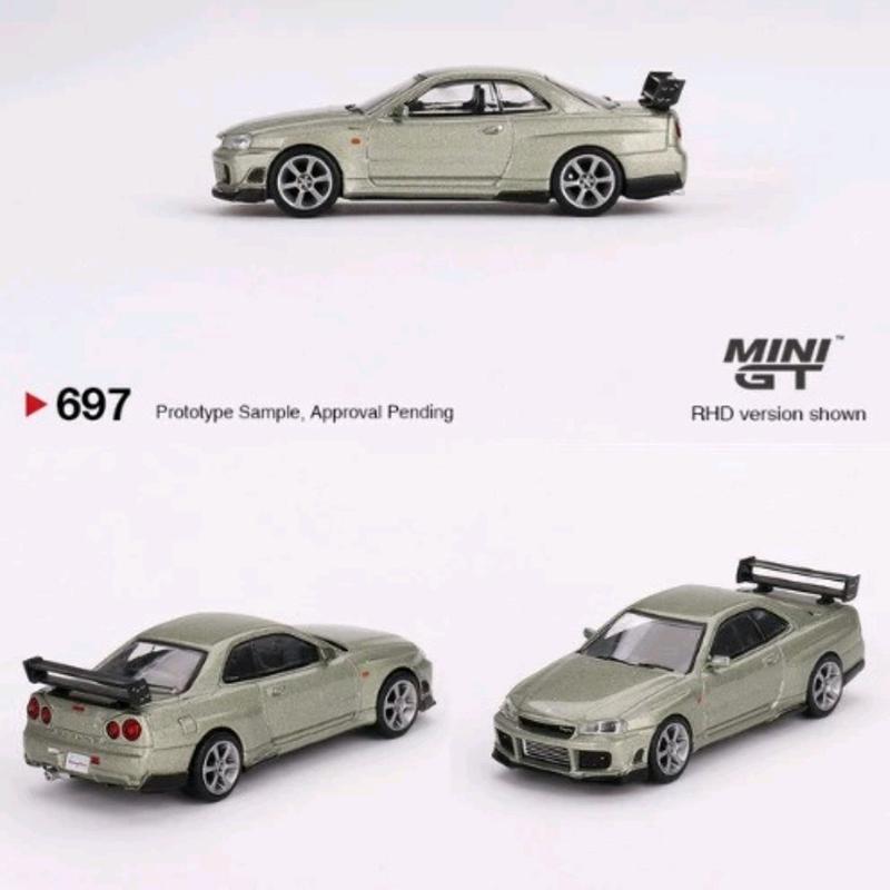 MINI GT 697 NISSAN SKYLINE GTR R34 R-Z MILLENIUM JADE - Shop | Tokopedia