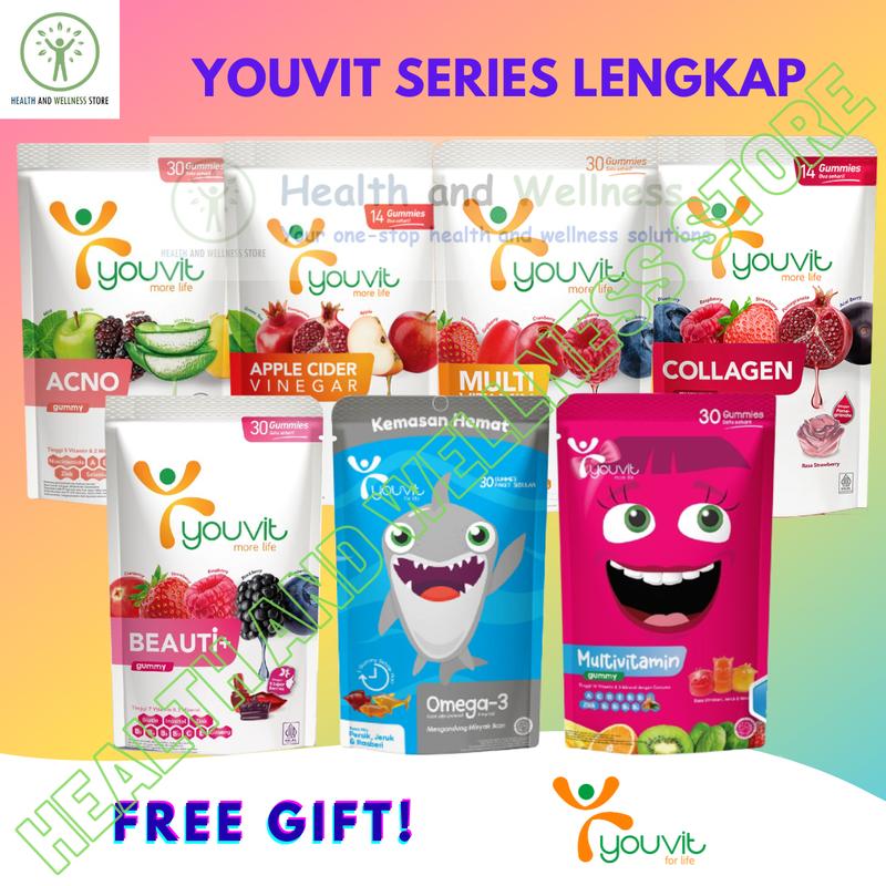 YOUVIT SERIES MULTIVITAMIN DEWASA ANAK OMEGA COLLAGEN BEAUTI - Shop ...