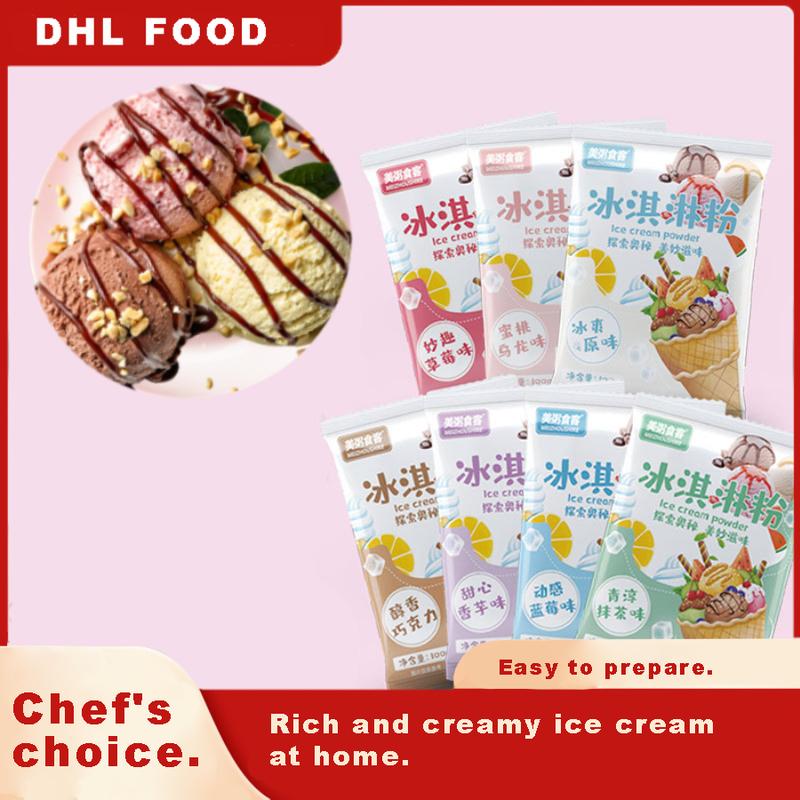 DHL FOOD - Pre-mixed Ice Cream Powder, easily make ice cream - TikTok ...