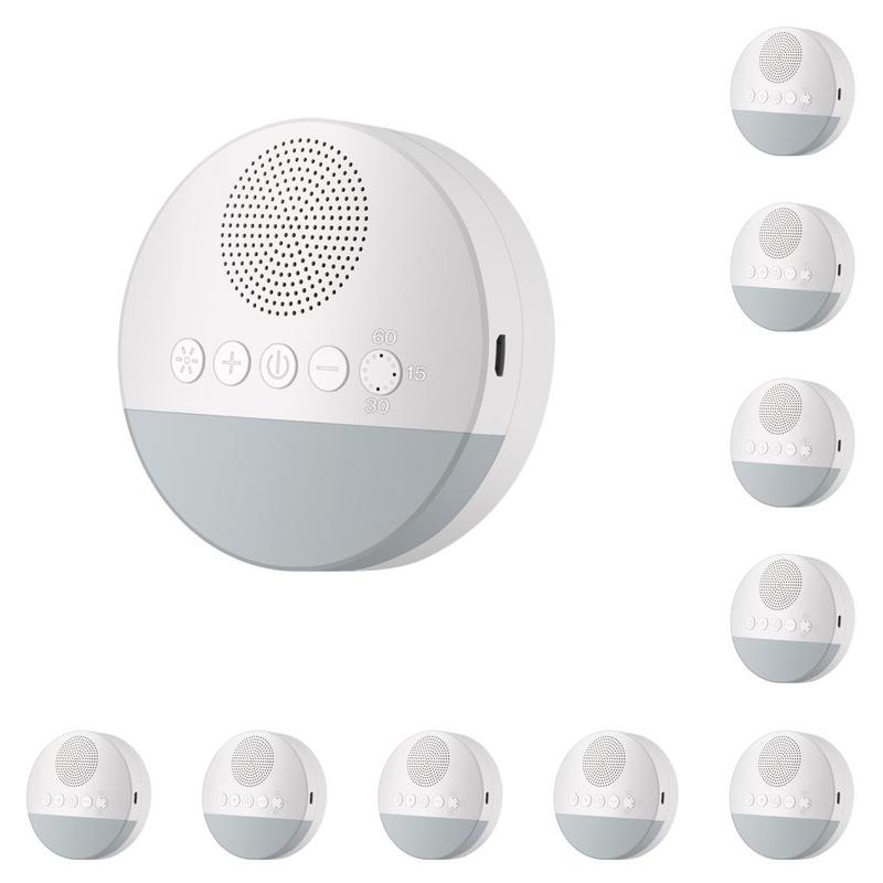 10 Set of White Noise Machine Battery Powered USB Charging Memory ...
