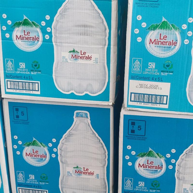 le mineral 5L mineral water air minum - Shop | Tokopedia