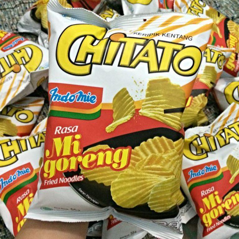 Chitato Potato Chips Crinkle Cut Potato Snack Indomie Fried Noodles ...