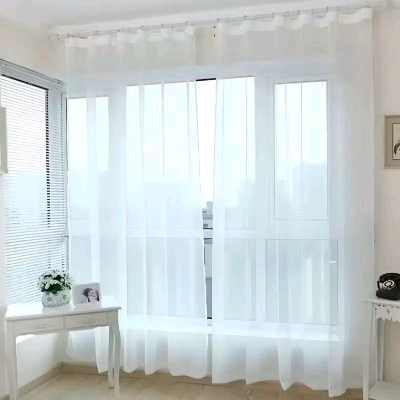 Vitrase plisket/gordeng vitrase putih model plisket - Shop | Tokopedia
