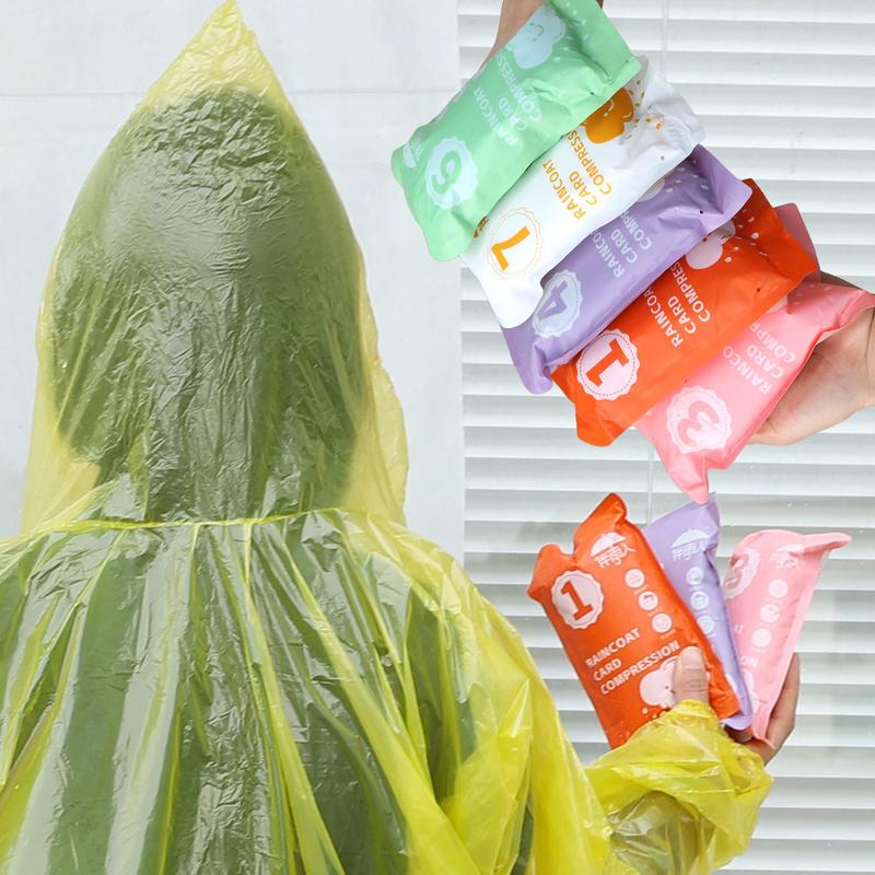 Hooded Raincoats - Disposable Raincoat - Portable, Thicken, Waterproof ...