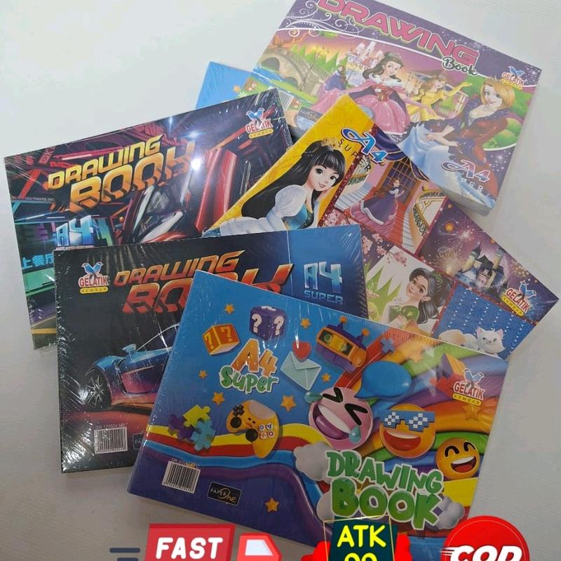 Drawing Book Isi 10 A4/Buku Gambar DODO/Gelatik Kembar/Buku Mewarnai ...