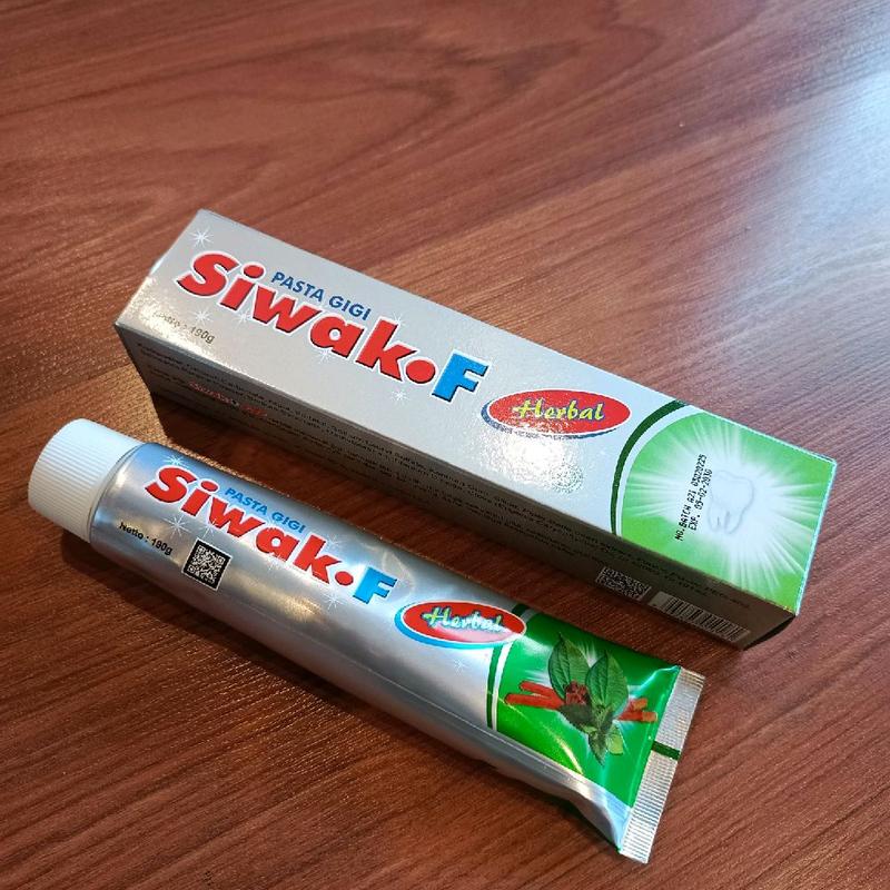 Pasta Gigi Siwak F Herbal 190 Gram Halal Toothpaste Free flouride ...