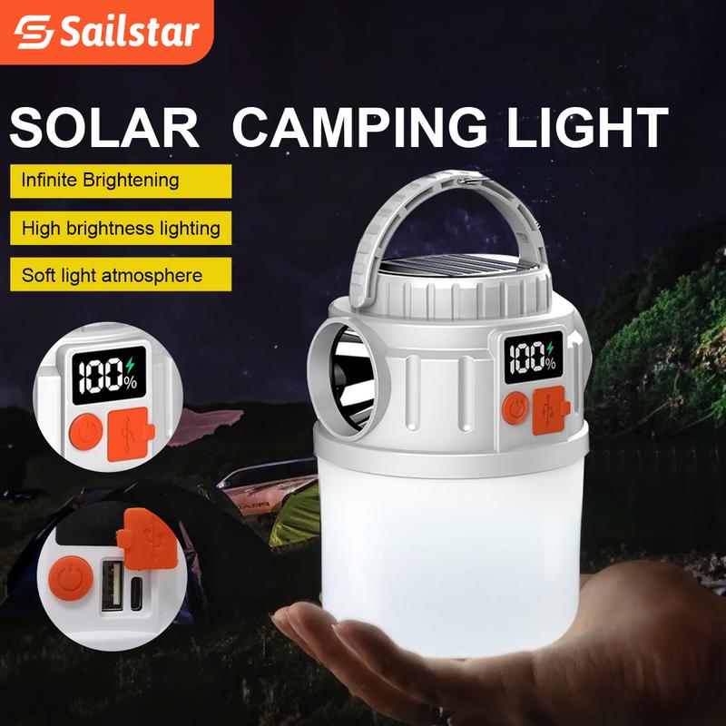 【HOT】SailStar Solar Powered Camping Lantern Rechargeable LED - TikTok ...