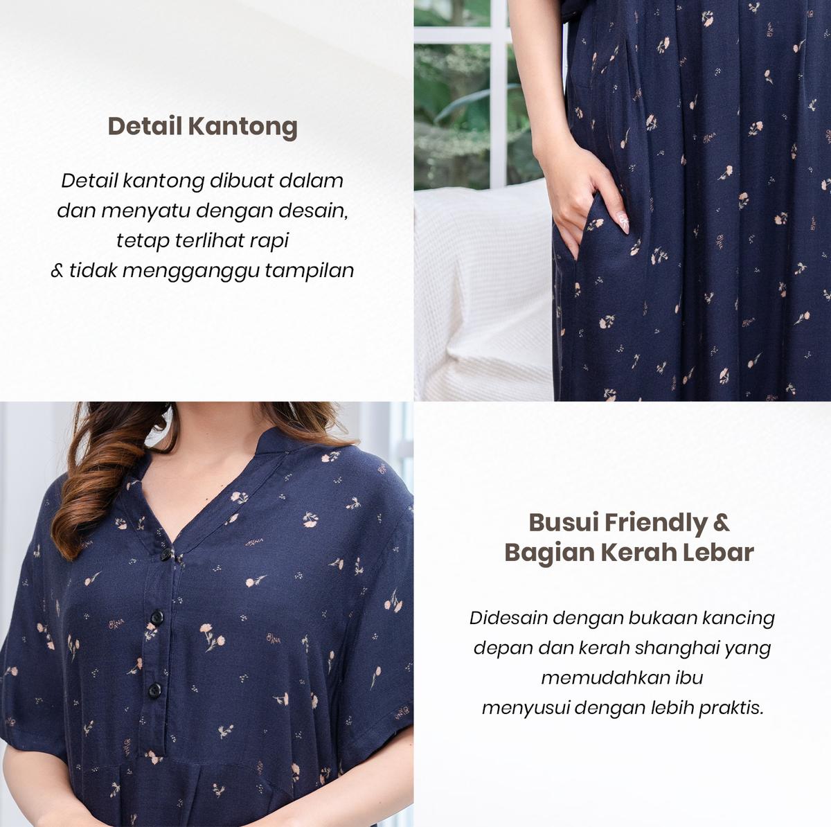 Promo [BEST SELLER] ORIANA CHAYRA Daster Rayon Kerah Shanghai Allsize ...