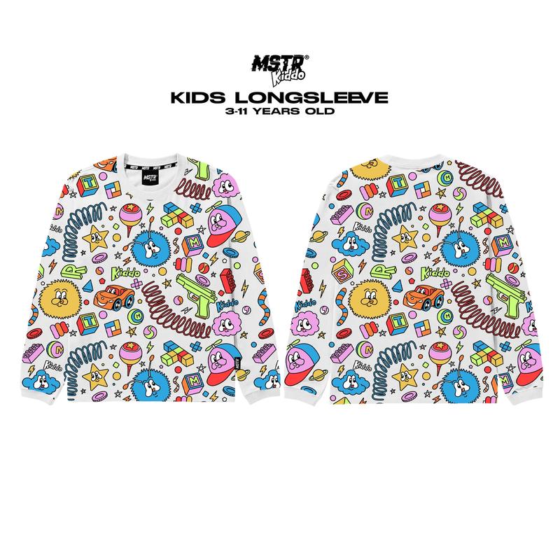 MSTR CO. - YOUTHFUL COLLECTION "SPRING" Kids Longsleeve (White ...