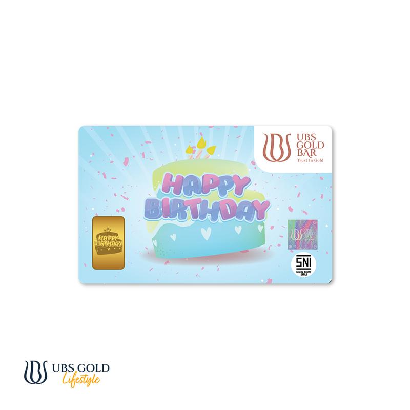 UBS Gold Logam Mulia Happy Birthday 2 Gr - Shop | Tokopedia