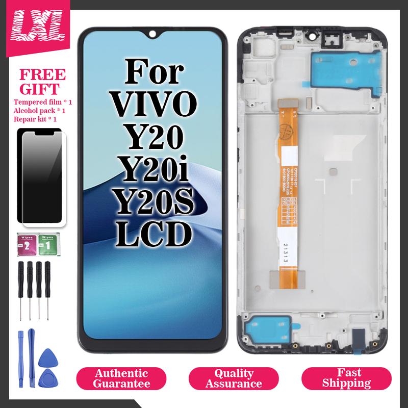 For VIVO Y20 Y20i Y20S Lcd WITH FRAME Touch Screen front display ...