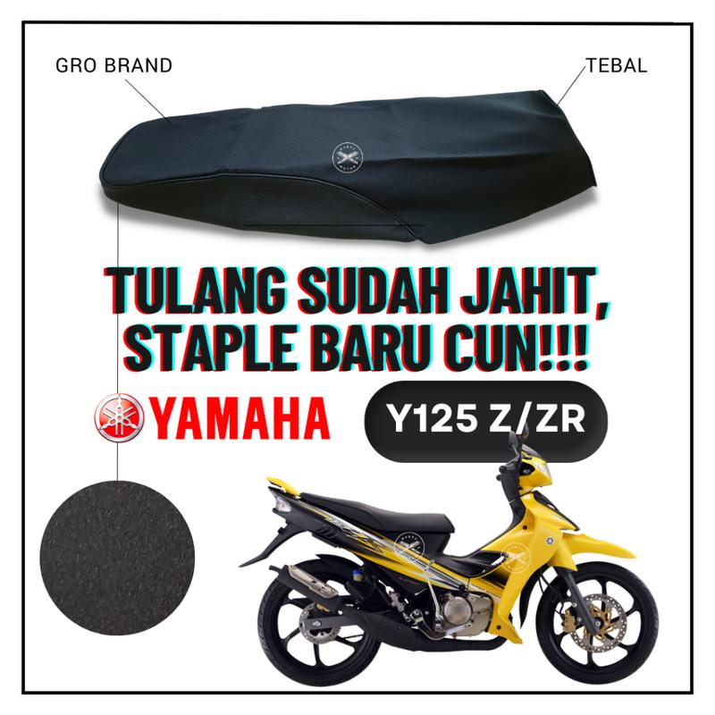 YAMAHA Y125 ZR GRO SEAT COVER - CUTTING ORIGINAL PVC SEAT COVER ...