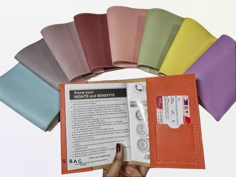 Senior Citizen Booklet and ID Holder - High Quality Vegan Leather ...