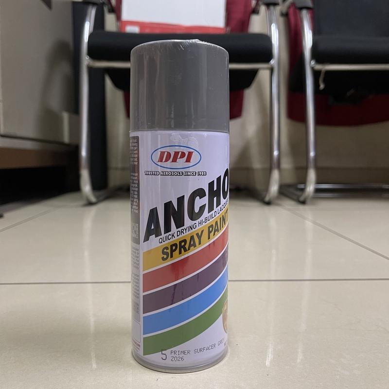 ANCHOR SPRAY DPI STANDARD 05 SPRAY PAINT TIN PRIMER GREY PRIMER ...