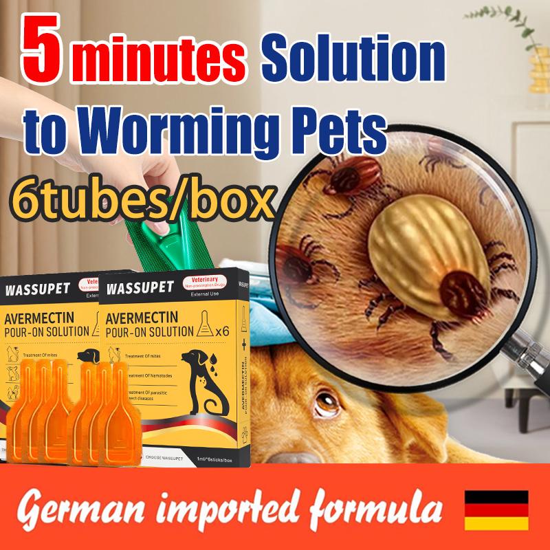 WASSUPET 6TUBES/BOX Tick and Flea for Dog Anti Tick Garapata - TikTok ...