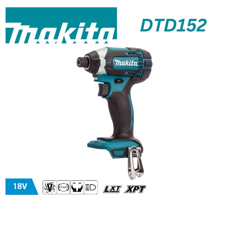 Makita DTD152 18V LXT Impact Driver 1/4" Hex, Delivers 2,900 max RPM ...