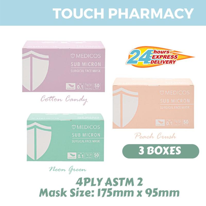 11.11 SPECIAL [BUNDLE OF 3] MEDICOS Ultra Soft Sub Micron Surgical ...
