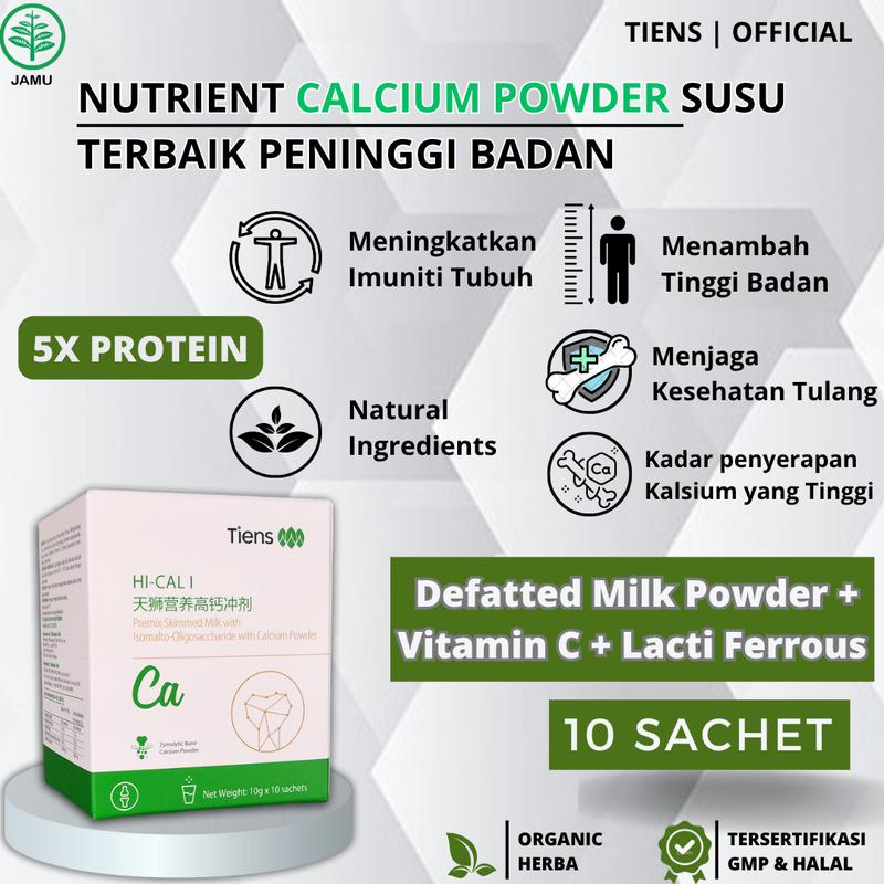 Calcium Tiens Tianshi HI-CAL Ubat Tinggi Badan Original Lulus Kkm ...