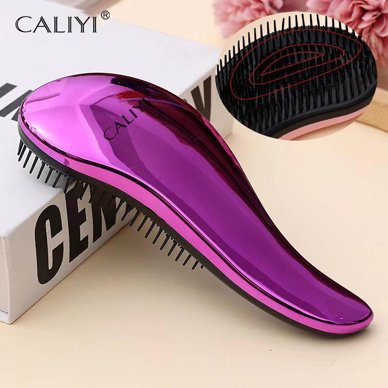CALIYI Hair Comb Brush TT Comb Professional Brush Portable Fluffy ...