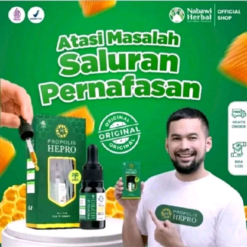 Propolis Hepro Asli Original Obat Tetes Herbal Atasi Batuk, TBC, Sesak ...