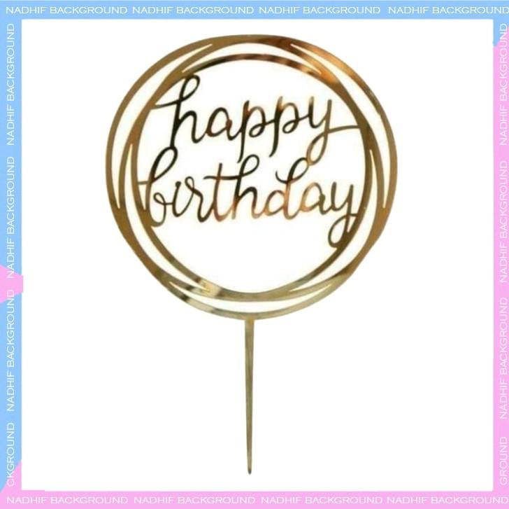 Toper HAPPY BIRTHDAY acrylic - Shop | Tokopedia
