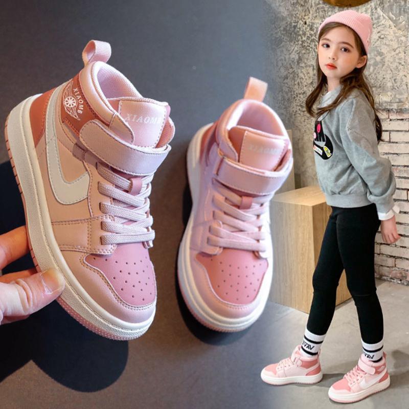 Shadow gray girls sports shoes children's shoes 2020 new spring ...