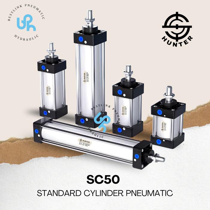 Jual HUNTER AIR CYLINDER PNEUMATIK SC-50 TYPE SC-50 / STANDARD CYLINDER ...