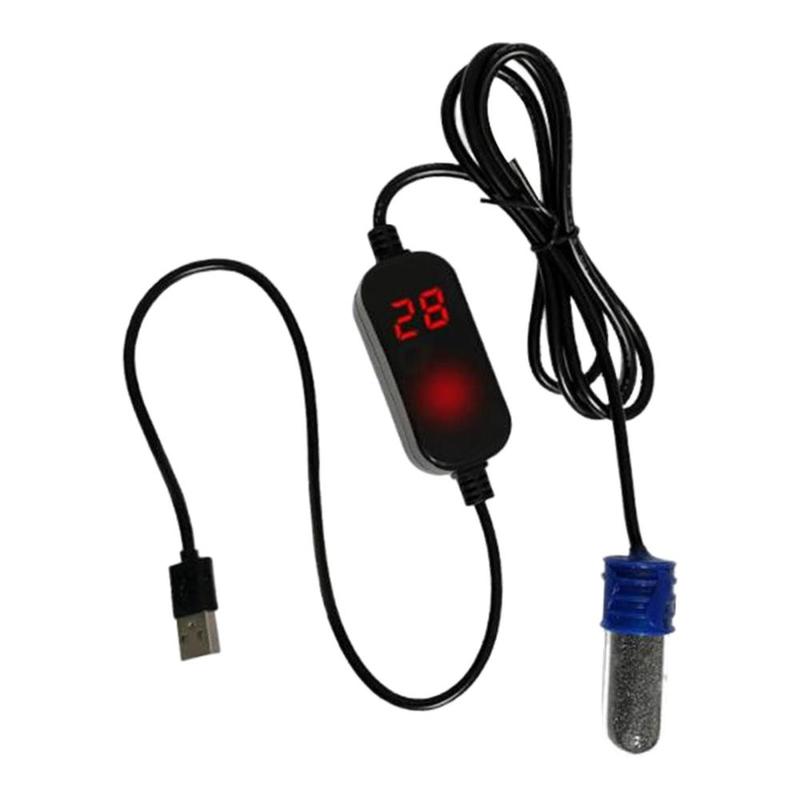 USB Small Fish Tank Heater Small Tank Heater External Temperature ...