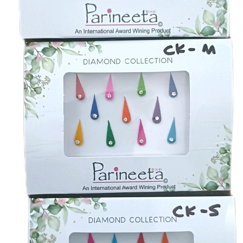 (CK) Plain Colourful Kopuram With Stone Pottu Or Bindi. Parineeta ...