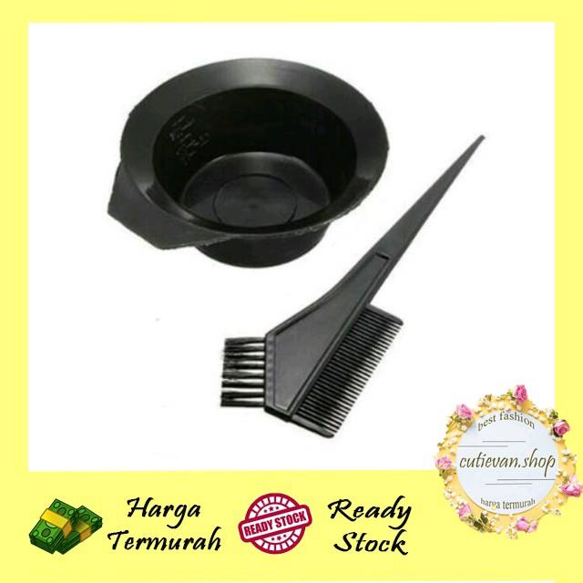 Mangkok Cat Rambut + Sisir Semir / Wadah Mangkok Tempat Mewarnai - Shop ...