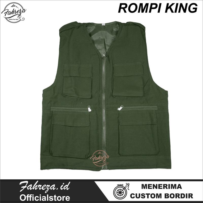 Rompi Tactical Rompi King Rompi Cargo Lapangan Pria - Shop | Tokopedia