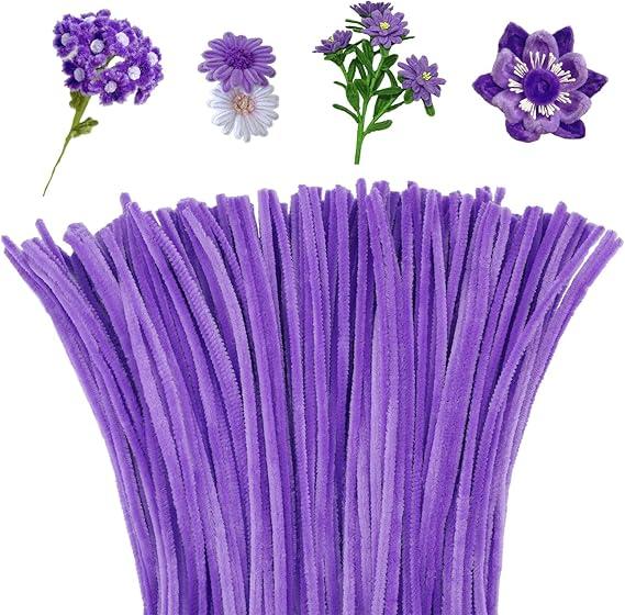 (SHIP 24 HOURS) 8MM THICK CHENILLE STEM Filament Twist Tie/ Kawat Bulu ...