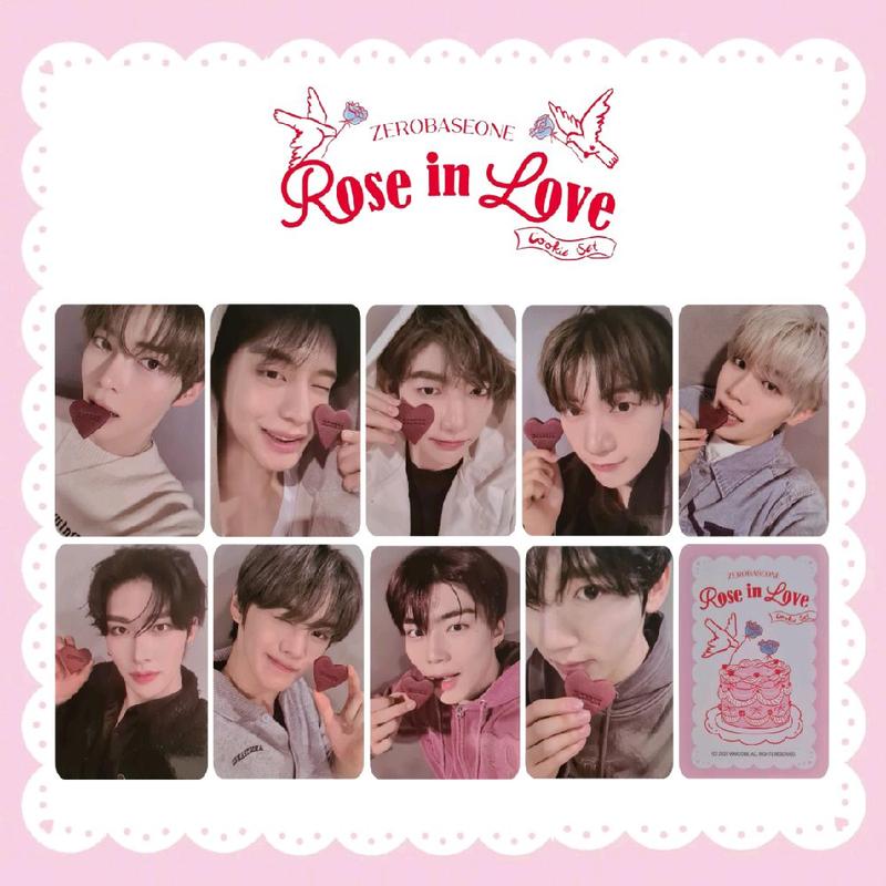 ZEROBASEONE ZB1 ROSE IN LOVE COOKIE SET OFFICIAL PHOTOCARD - TikTok ...