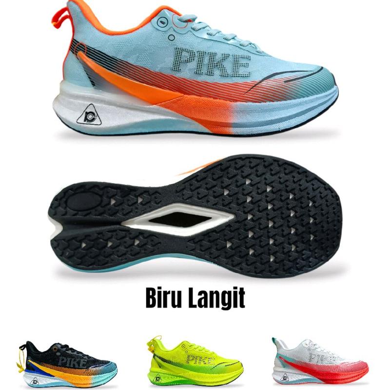 Pike Sepatu Running Import Plat Tpu Sepatu Lari Outdoor Dengan Desain ...