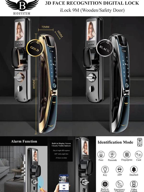 BIOSYSTEM DIGITAL DOOR LOCK - ILOCK 9M - TikTok Shop Singapore