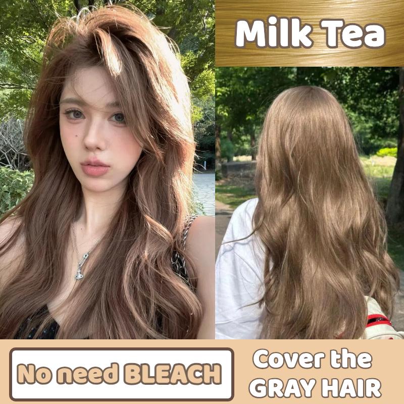 CHIC LOCKE hair color cream, Milk Tea Color hair dye, Organi - TikTok ...