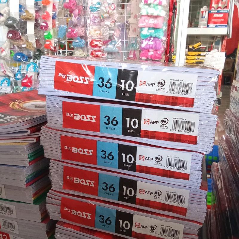 buku tulis big boss campus 36 lembar ( 1 pack isi 10) Rp.43.000 - Shop ...