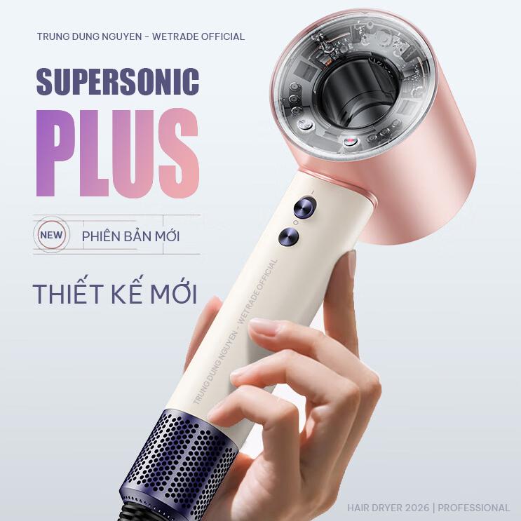 [SUPER SONIC PLUS] Máy sấy tóc Nữ SUPER SONIC PLUS tạo kiểu ion ...