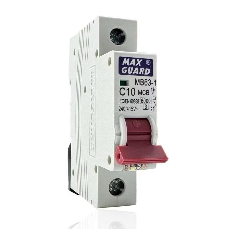 MAXGUARD 1 POLE MCB 6A 10A 16A 20A 32A ( 1psc ) 1 Feet Rail - TikTok ...