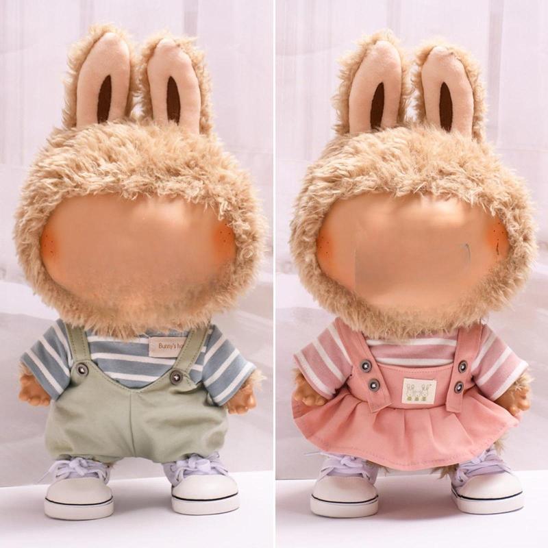 38cm Labubu Doll Clothes with Hat Costumes Soft Comfortable Trendy ...
