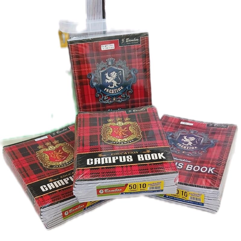Paper Buku Campus Bamboo 1 pak isi 10 buku 50 lembar Kertas - Shop ...