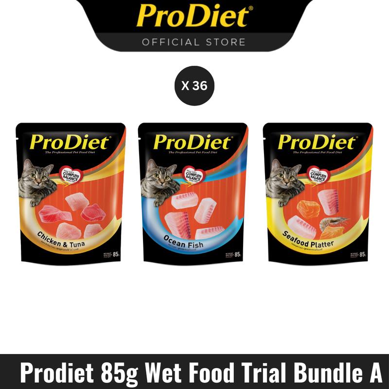 Prodiet 85g Wet Food Trial 3 Flavours (x12/ each flavour) - TikTok Shop ...