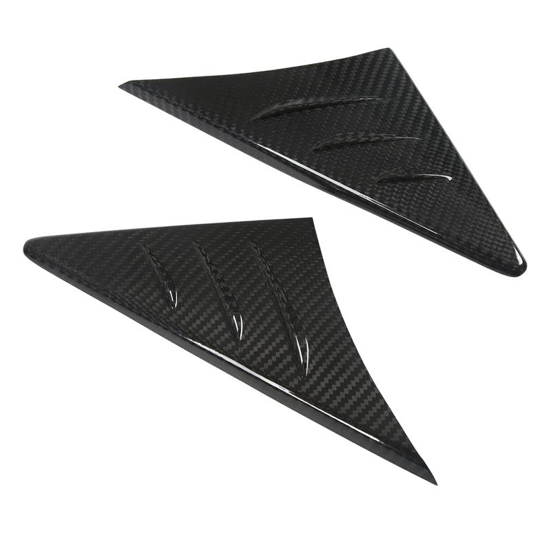 Side Mirror Triangle Spoiler Cover Real Carbon Fiber Rearview Mirror ...